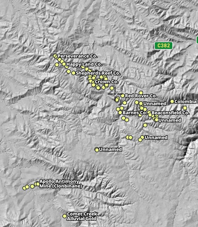 Victorian Hillshade | Detector Maps